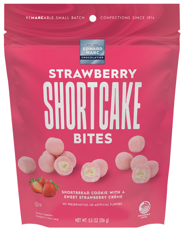 Strawberry Shortcake Bites - Edward Marc Chocolatier